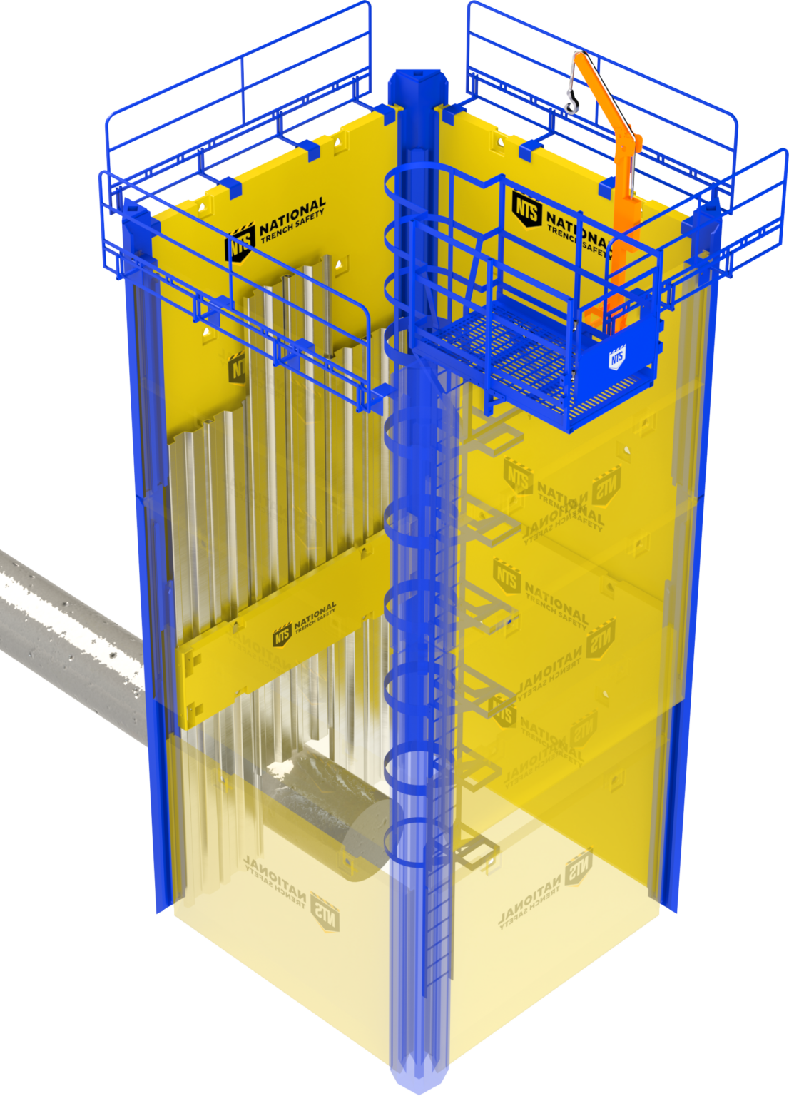 Slide Rail Pile Chamber - National Trench Safety UK